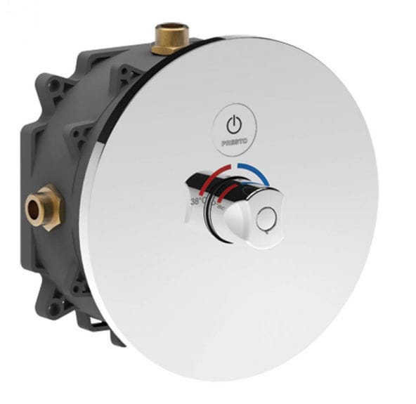 Shower mixer tap - 5401 - PRESTO - wall-mounted / built-in / thermostatic