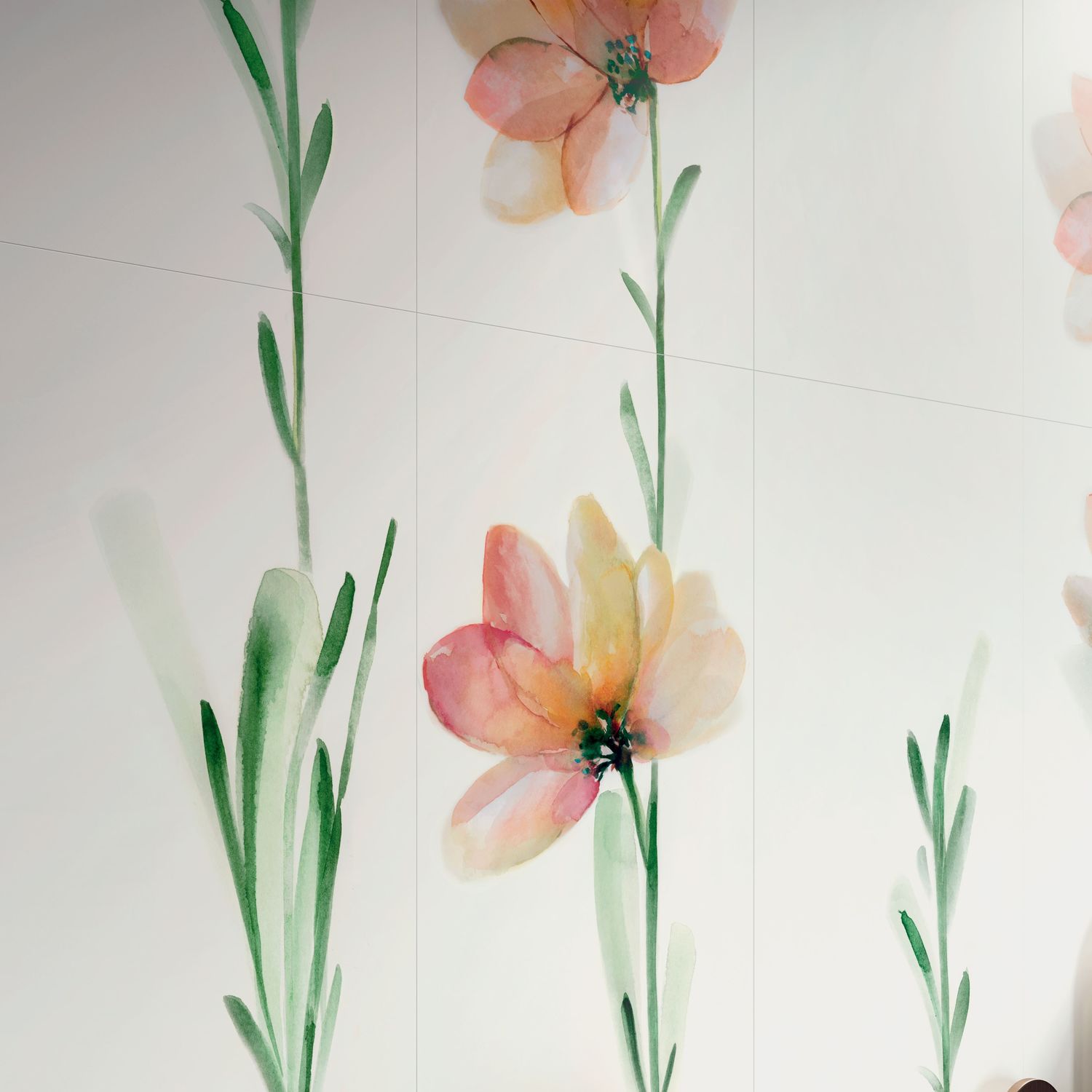 Indoor tile - WONDERWALL : FLEUR - COTTO D'ESTE - bathroom / living ...