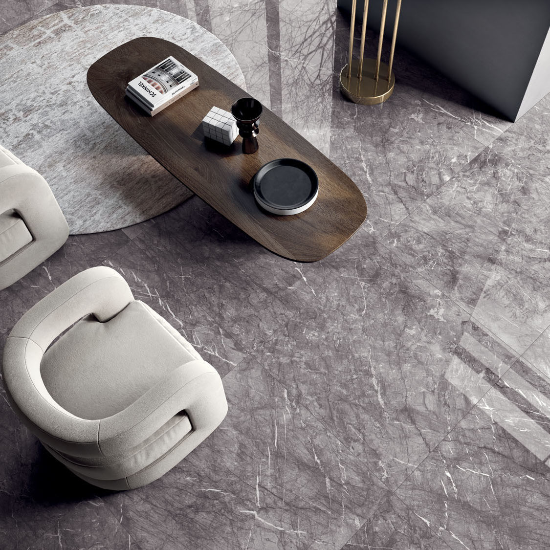 Indoor tile - CARNICO GREY - COTTO D'ESTE - living room / kitchen ...