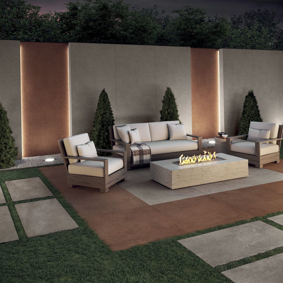 Porcelain stoneware stone slab - CRETA SOLIDA - COTTO D'ESTE - for ...
