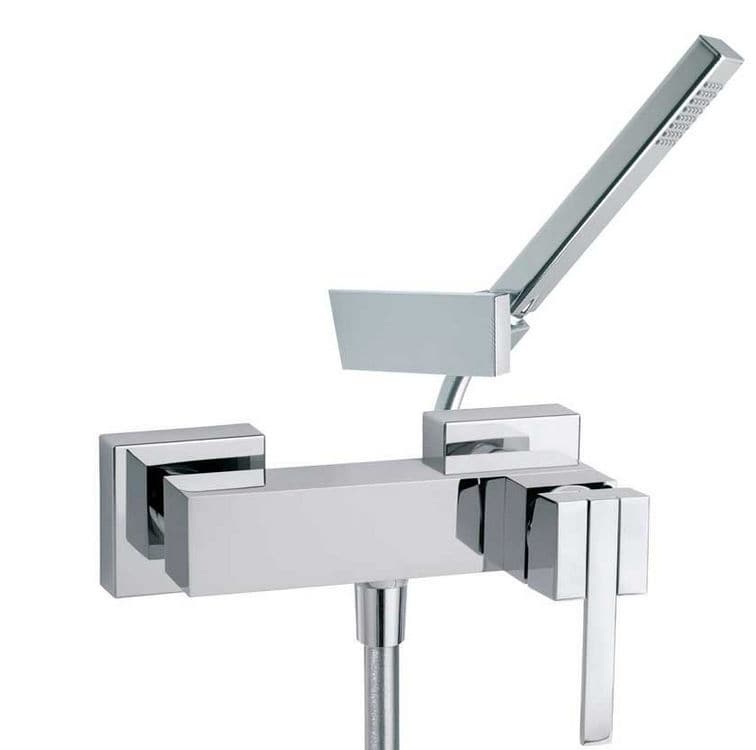 Shower mixer tap - 4928MK - RAMON SOLER - wall-mounted / chrome-plated ...