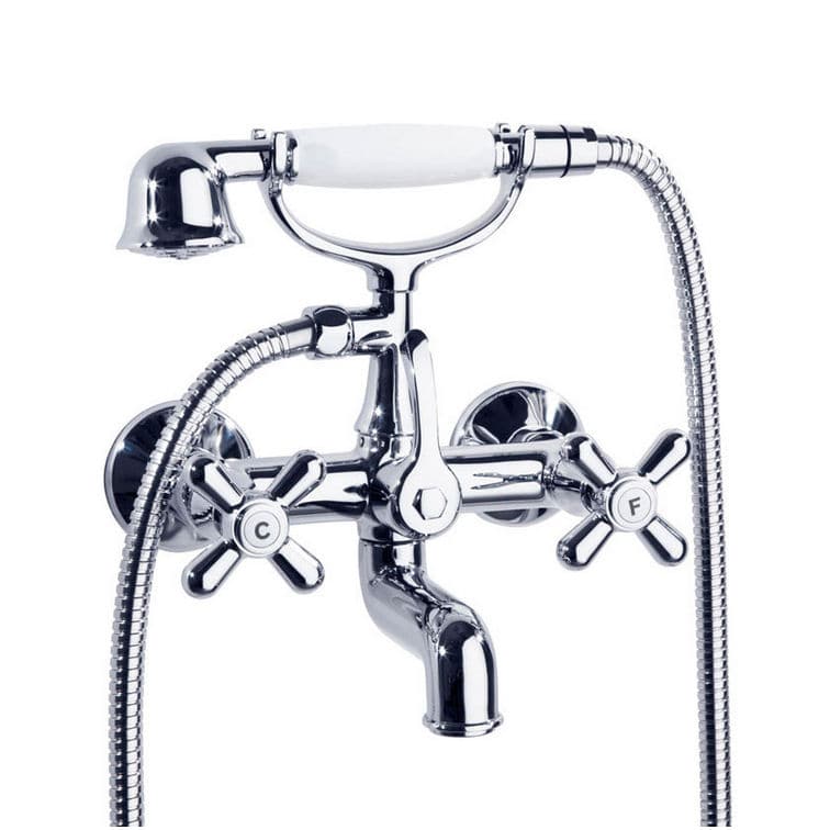 Double-handle shower mixer tap - 3105CG - RAMON SOLER - for bathtub ...