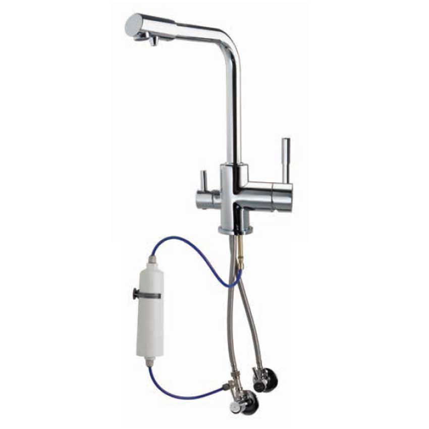 Countertop mixer tap - 7589 - RAMON SOLER - chromed metal / kitchen / 1 ...