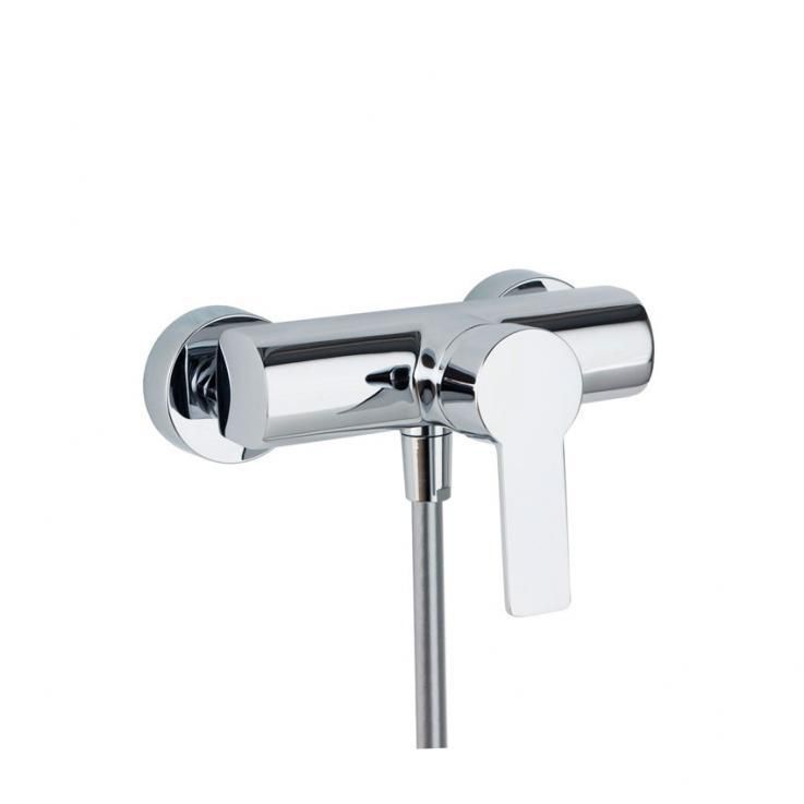 Shower mixer tap - 9308S - RAMON SOLER - wall-mounted / chrome-plated ...