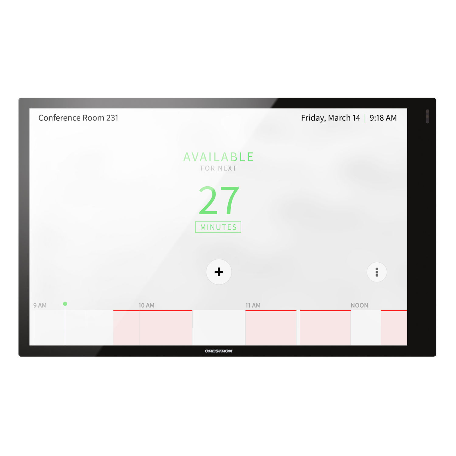 Home automation system touch screen - TSW-1070-B-S - CRESTRON - wall ...