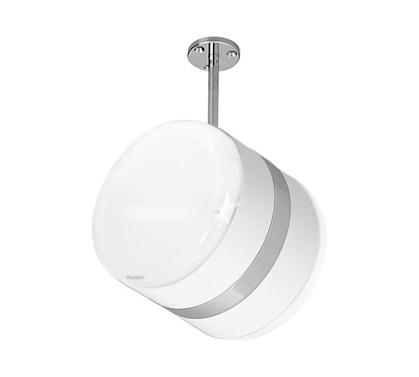 Hanging emergency light - LUNA-B - Daisalux - round / LED / polycarbonate