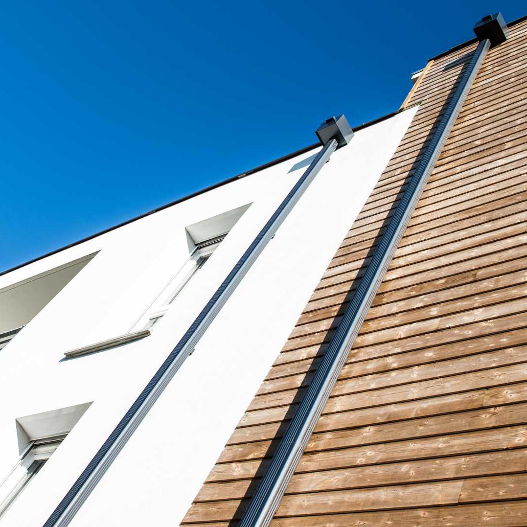 Aluminum rainwater down pipe - DAL'ALU