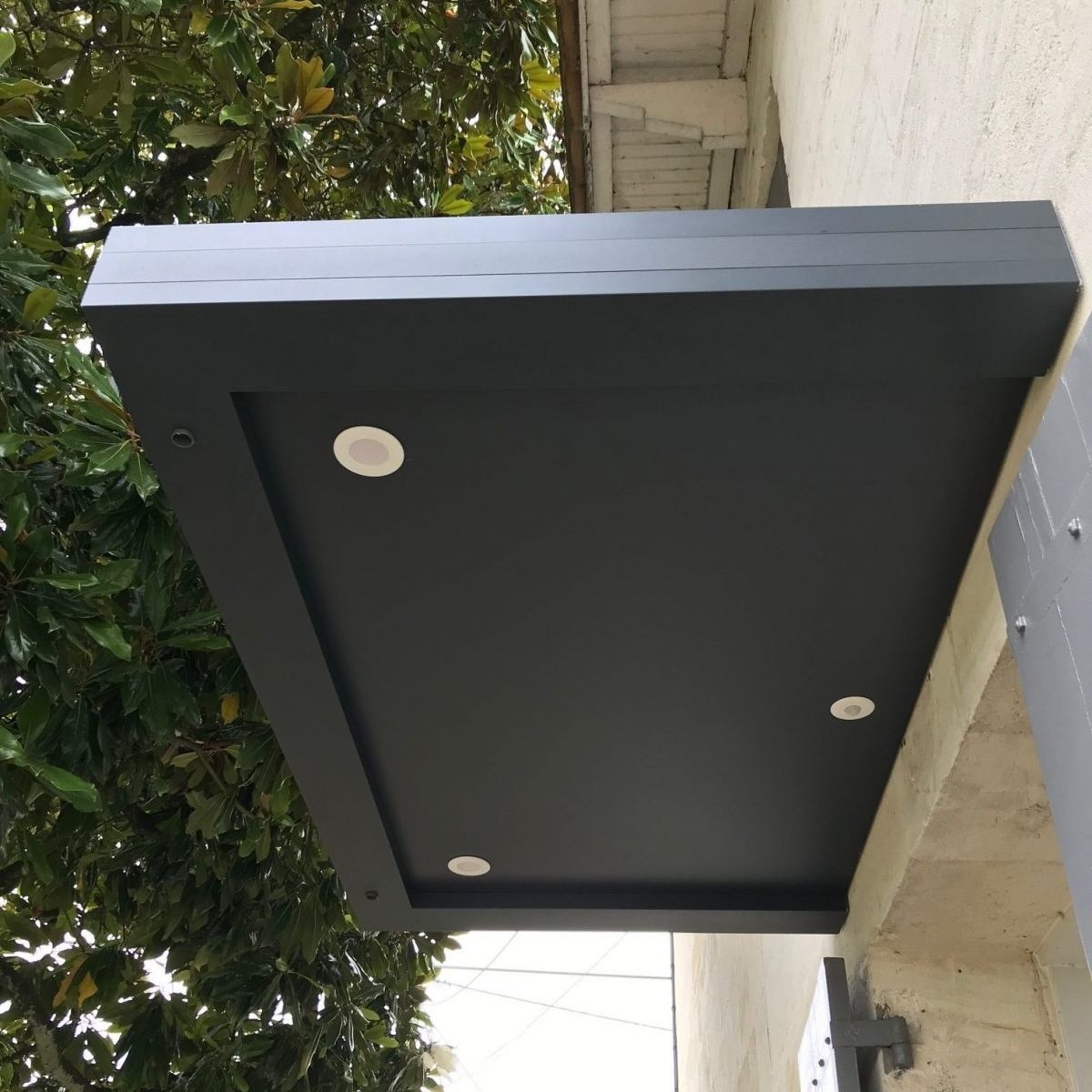 Entryway canopy - Alysée - DAL'ALU - aluminum / with aluminum covering ...