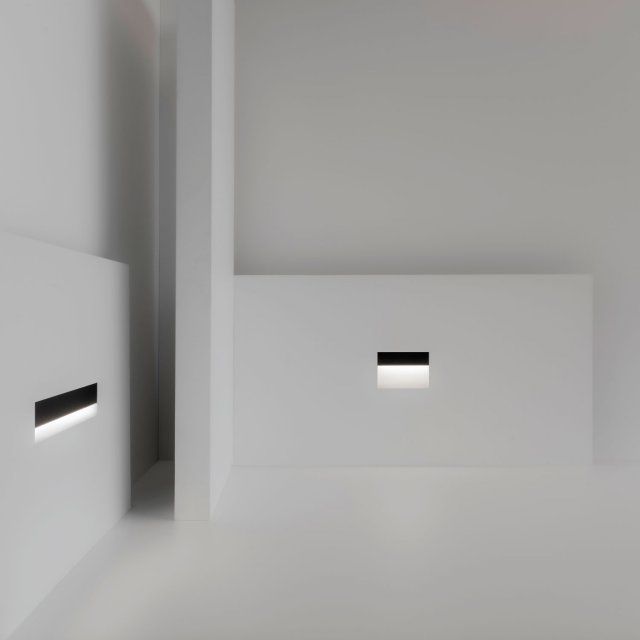 Recessed wall light fixture - INLET - DELTA LIGHT - LED / rectangular ...