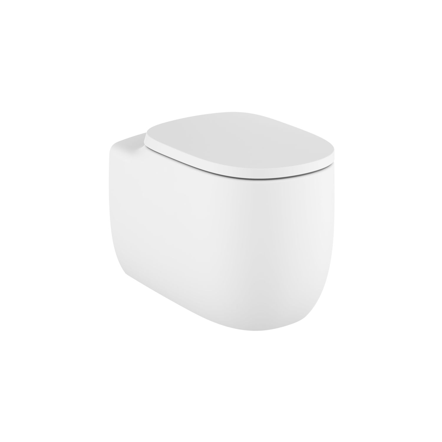 Free-standing toilet - BEYOND - ROCA - porcelain / rimless