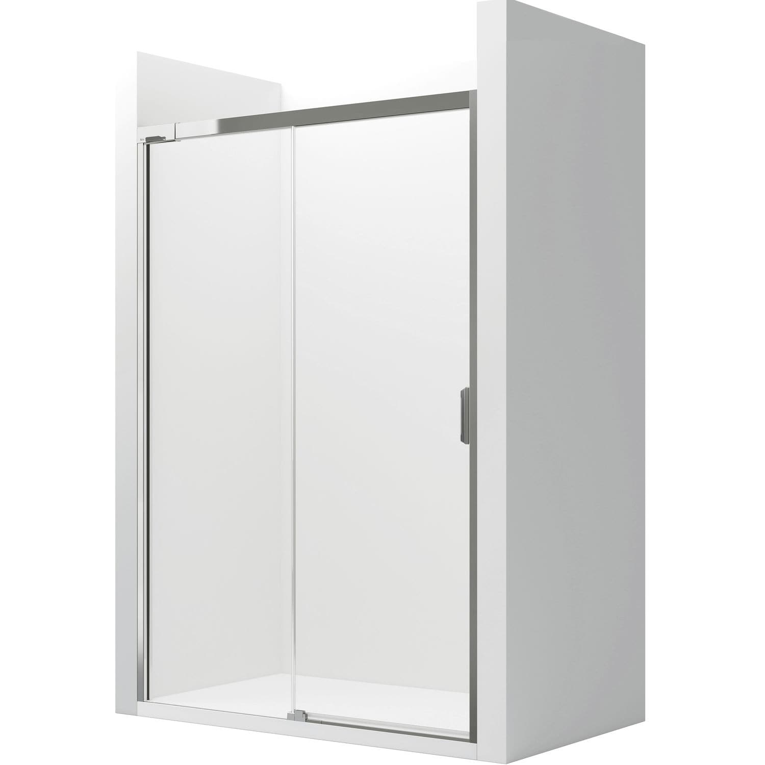 Sliding shower screen - NARAY L2-E - ROCA - tempered glass / commercial