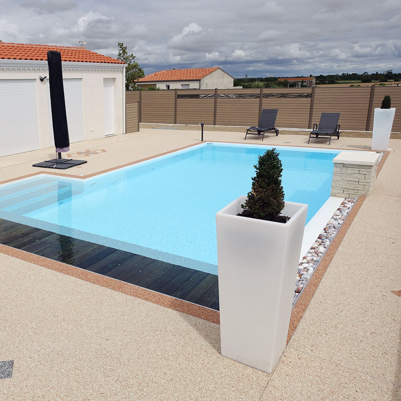 Natural stone flooring - MARBRELINE© - DSM Fabricant - marble dust ...