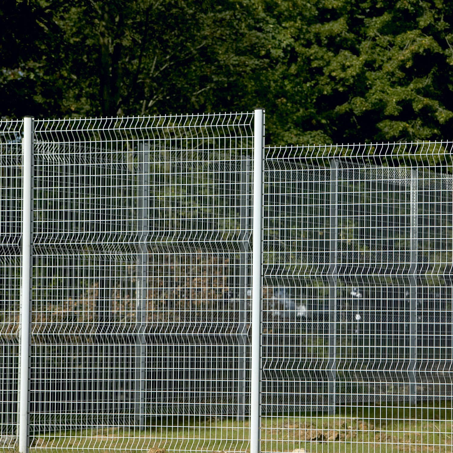 Welded mesh fence - AXIS® SR - DIRICKX - industrial / galvanised steel ...