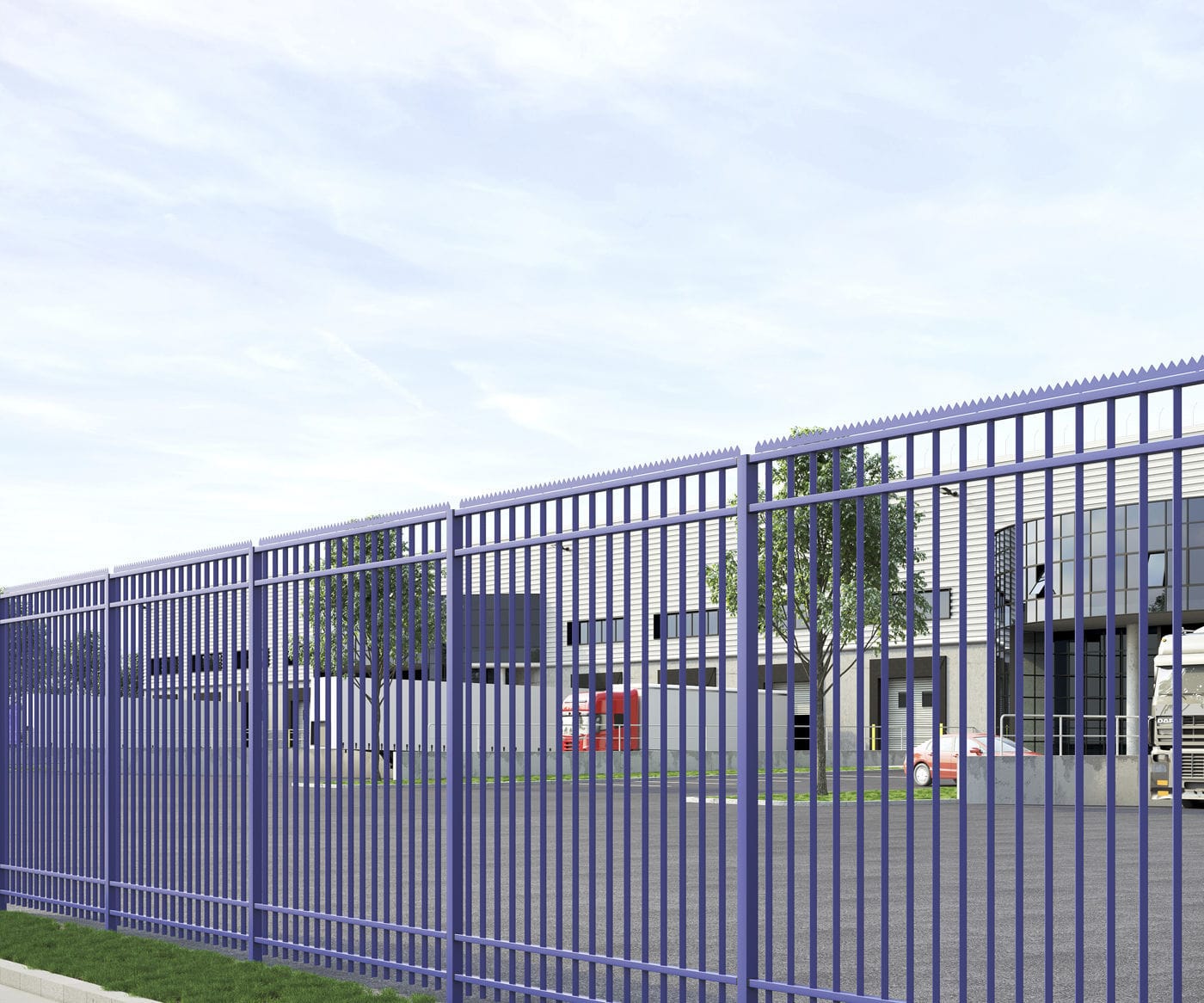 Fence with bars - myMIX® - DIRICKX - industrial / residential / for ...