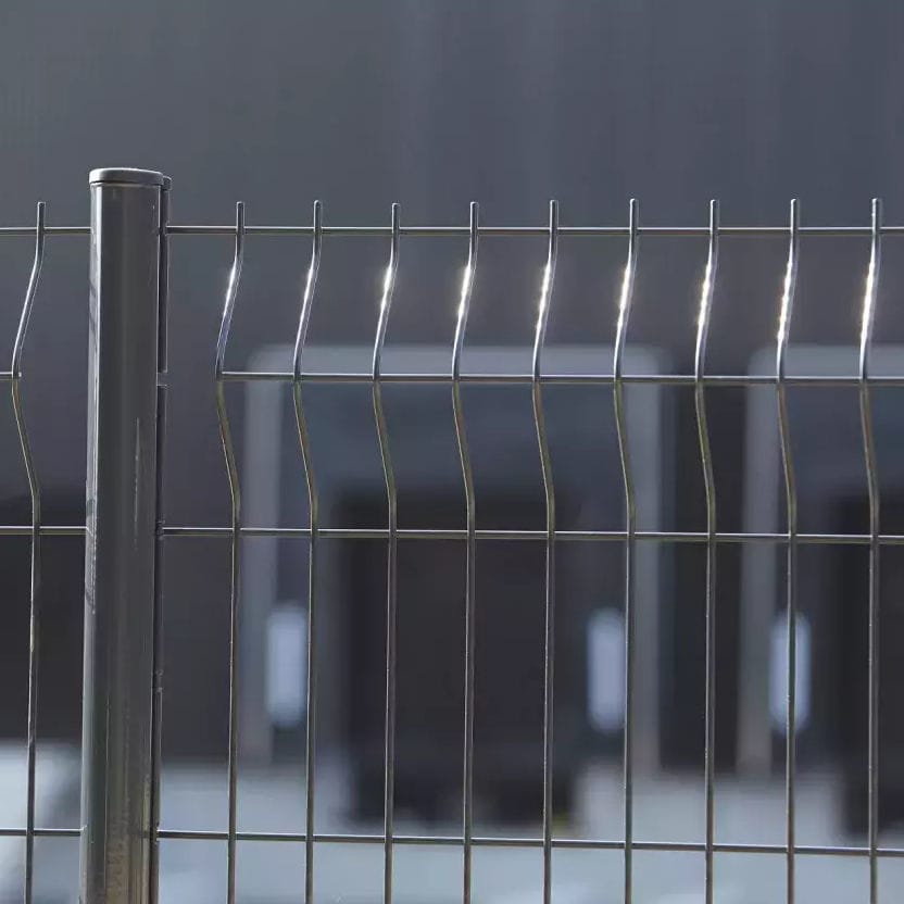 Welded mesh fence - AXIS® C - DIRICKX - industrial / for public spaces ...