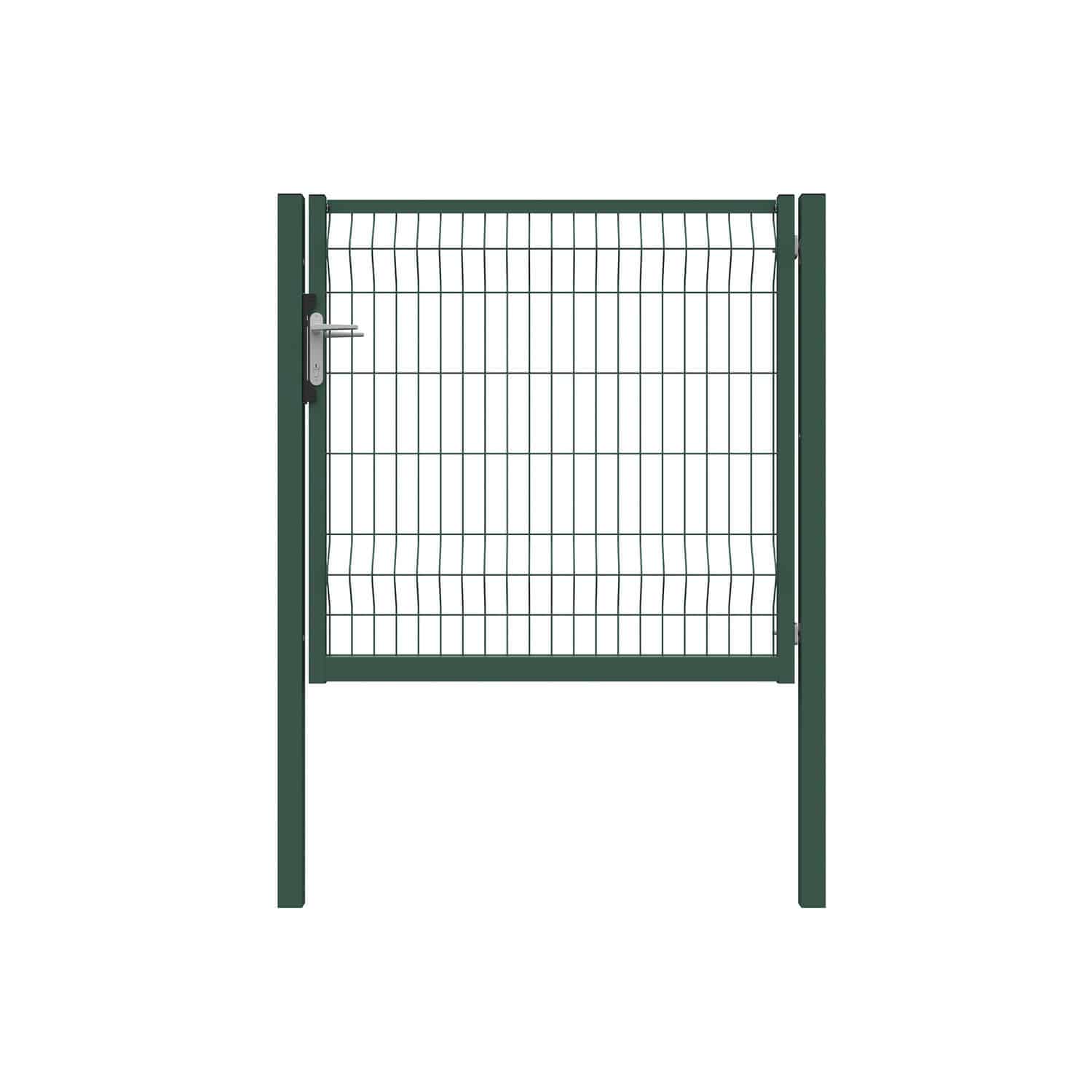 Galvanised steel garden gate - AXIS® - DIRICKX - steel framing