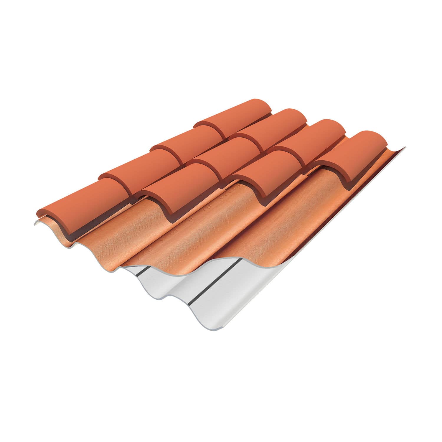 Pitched roofing sheet - TEGOLIT 235 PLUS - EDILFIBRO - fiber cement ...