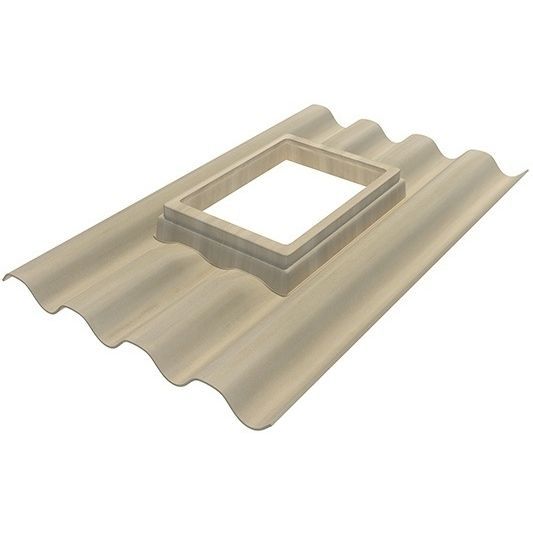 Pitched roofing sheet - TEGOLIT 235 - CHASSIS - EDILFIBRO - PVA / metal ...