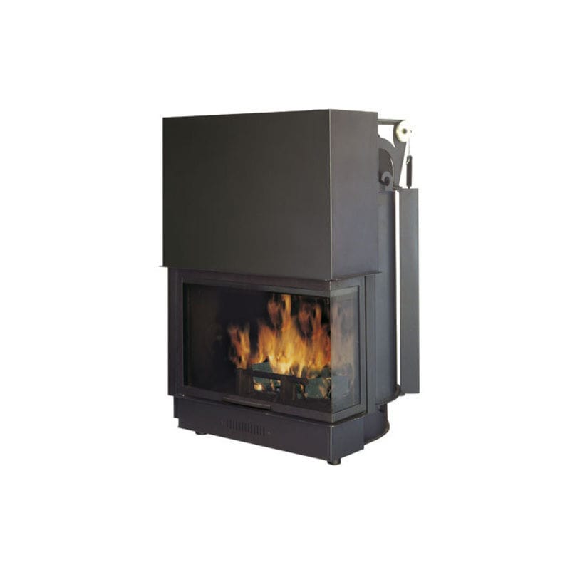1-sided boiler fireplace insert - ACQUATONDO 29 - EDILKAMIN - wood ...