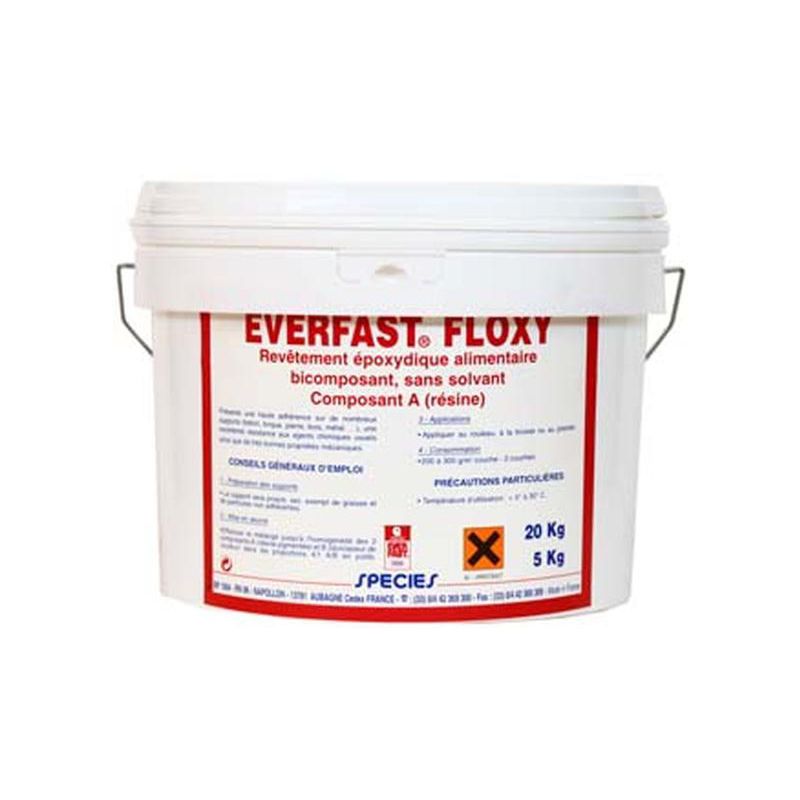 Liquid epoxy resin flooring - FLOXY - EVERFAST - smooth / concrete look ...