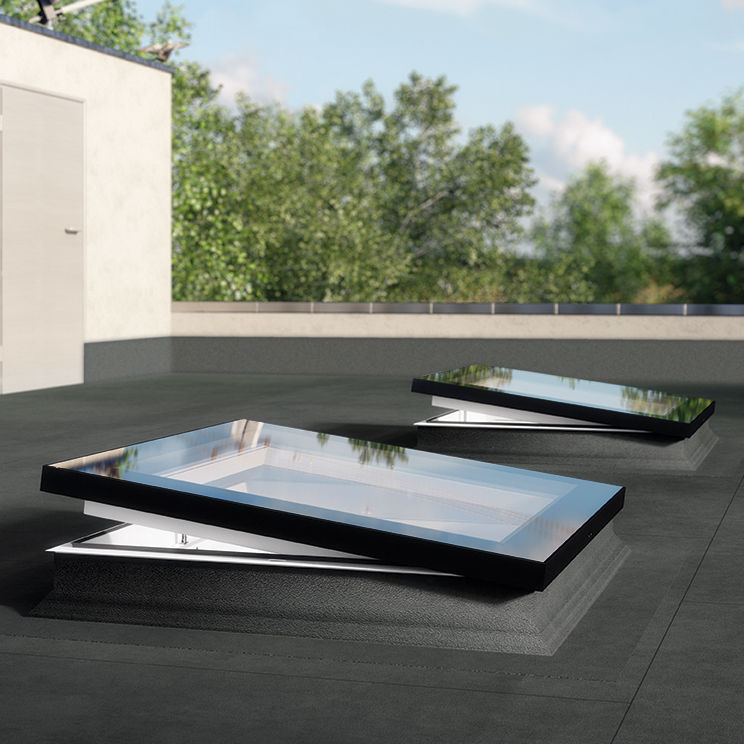 Flat roof skylight - TYPE F : DEF,DXF & DMF - FAKRO