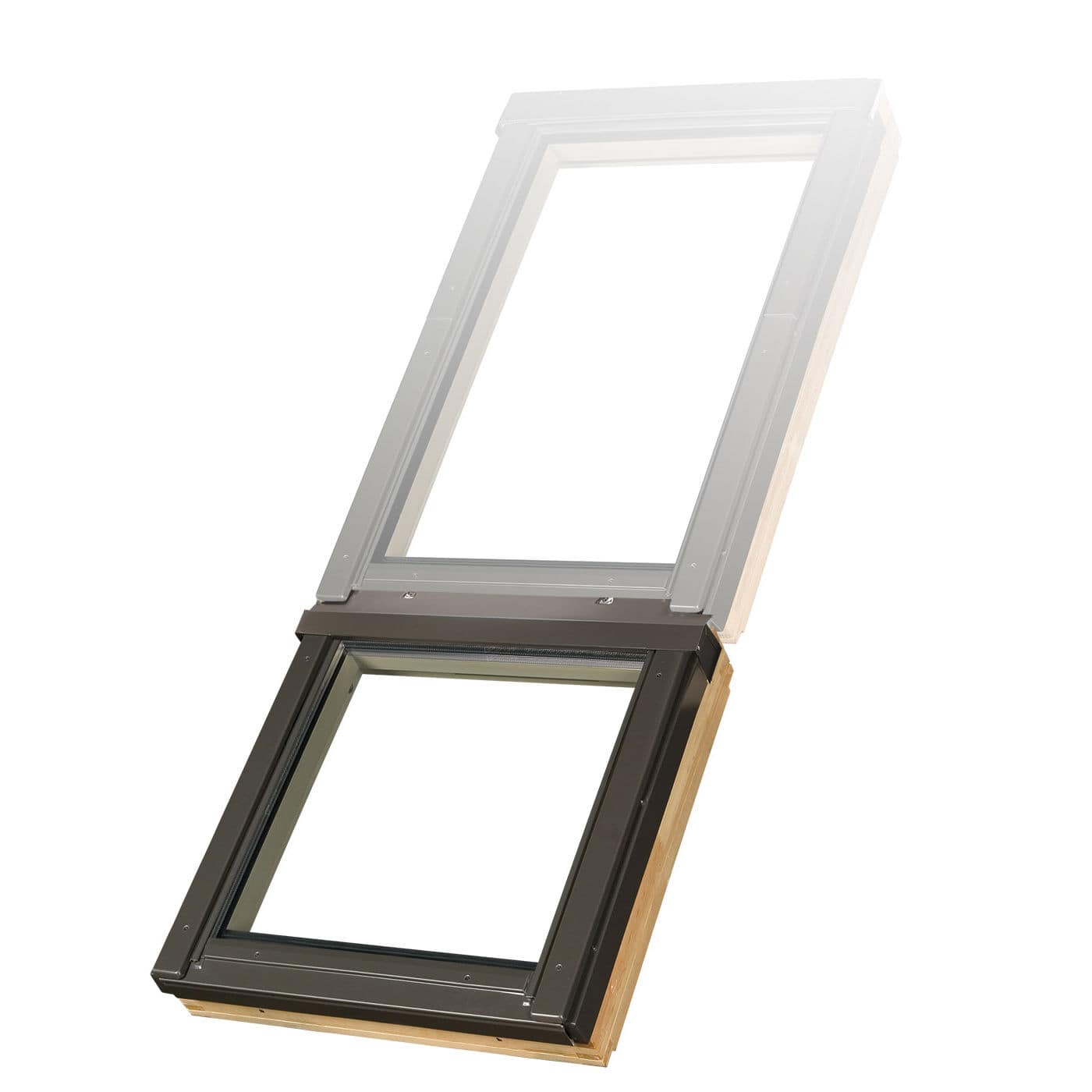 Fixed roof window - FXP & FXU - FAKRO - wooden / double-glazed / acoustic