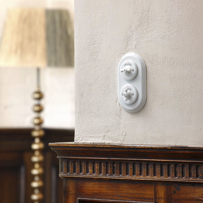 Light switch - GARBY COLONIAL - Font Barcelona - rotary / recessed / double
