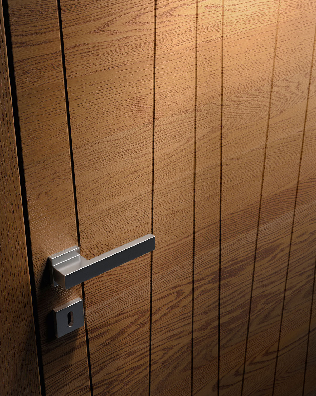 Interior door - PATIO : PIOTTO 8RS. - GAROFOLI - wooden / swing ...