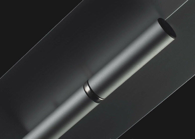 Door hinge - FLASH XXL - GIESSE - steel / black / contemporary