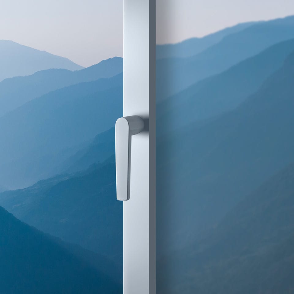 Window handle - ARIA - GIESSE - aluminum / minimal / home