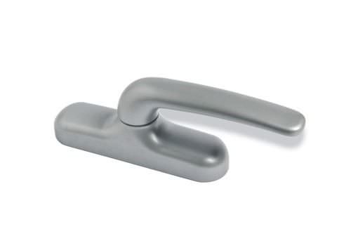 Tilt-and-turn window handle - NEW SILVER 376 FINISH - GIESSE - metal ...