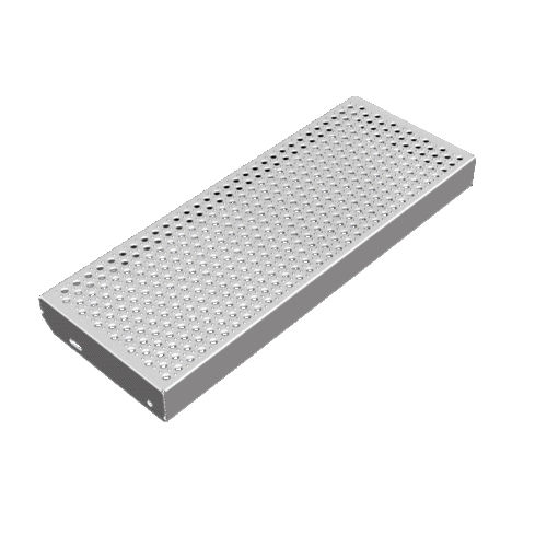 Galvanised steel step - GARDEN - GRAEPEL - non-slip