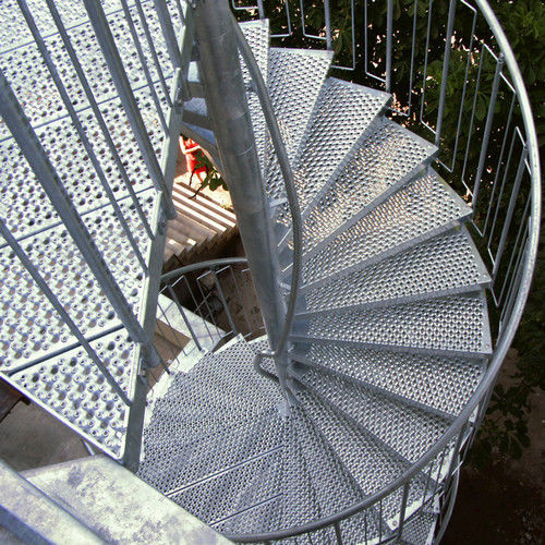 Metal step staircase - GRAEPEL - straight / quarter-turn / spiral