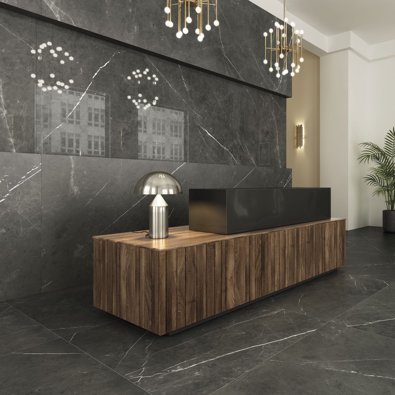Porcelain stoneware tile - COVERLAM PALADIO - GRESPANIA CERAMICA ...