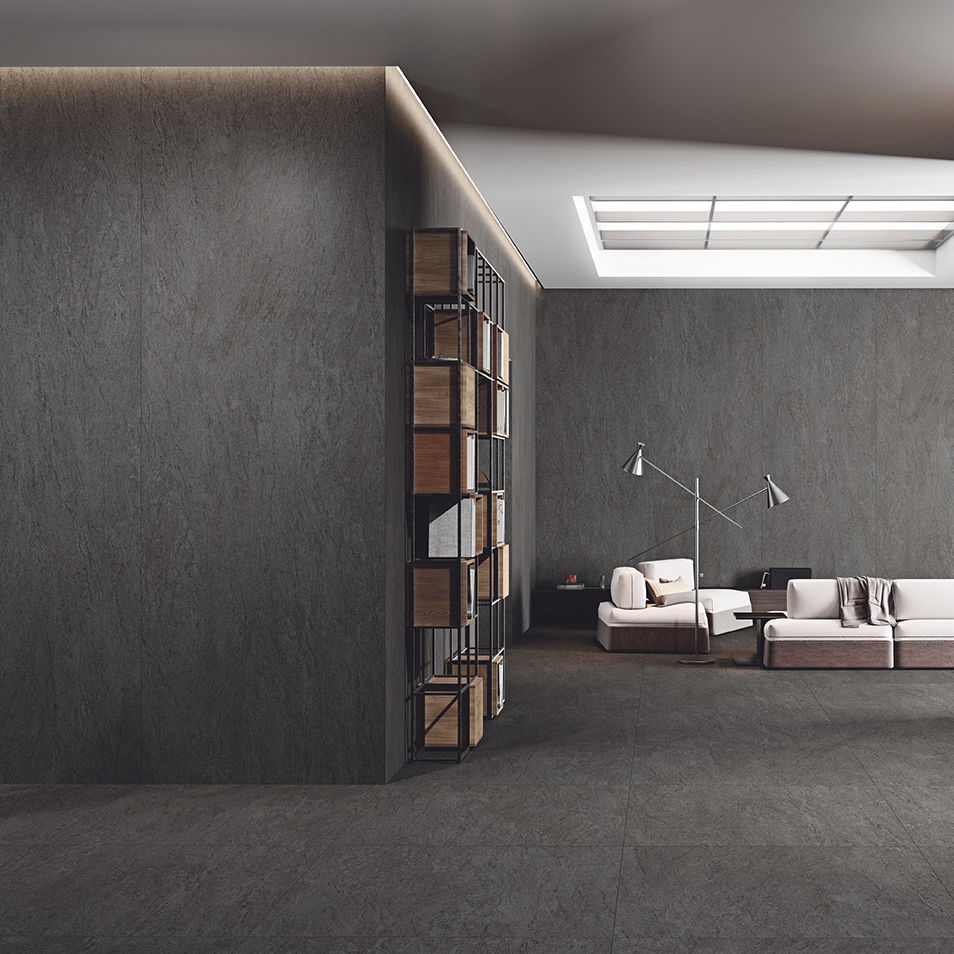 Indoor tile - COVERLAM BASALTINA - GRESPANIA CERAMICA - outdoor ...