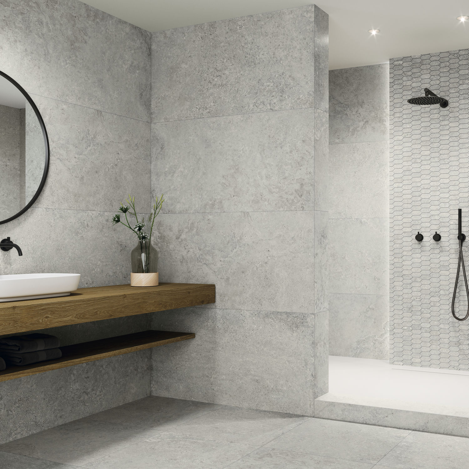 Porcelain stoneware tile - ELBA - GRESPANIA CERAMICA - ceramic / matte ...