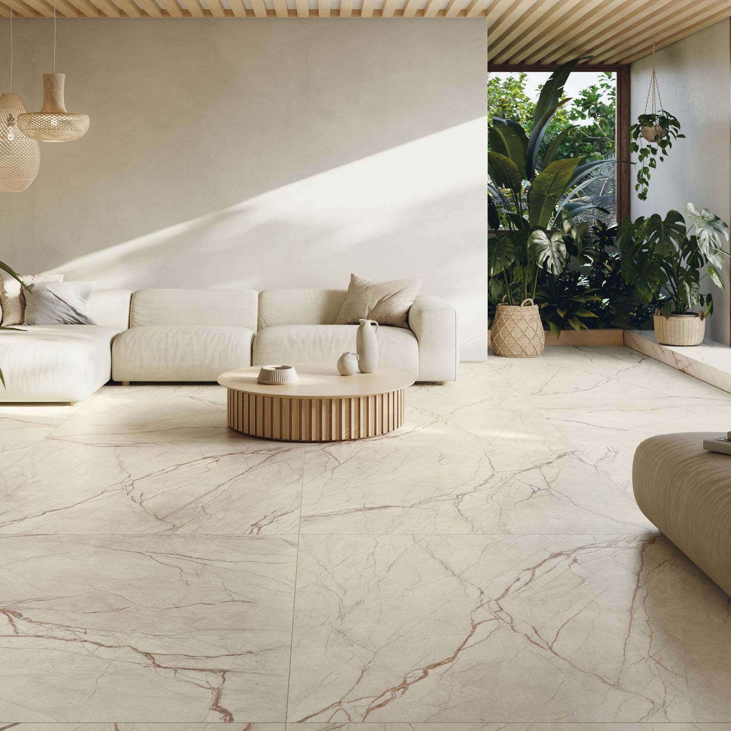 Porcelain stoneware tile - CANELA ROMA - GRESPANIA CERAMICA - natural ...