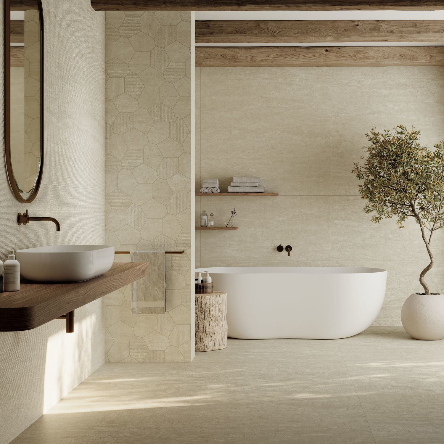 Porcelain stoneware tile - RIVERSIDE - GRESPANIA CERAMICA - matte ...