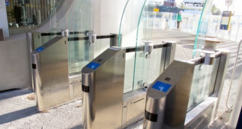 Glass turnstile - GATE - GUNNEBO ENTRANCE CONTROL - security / steel ...