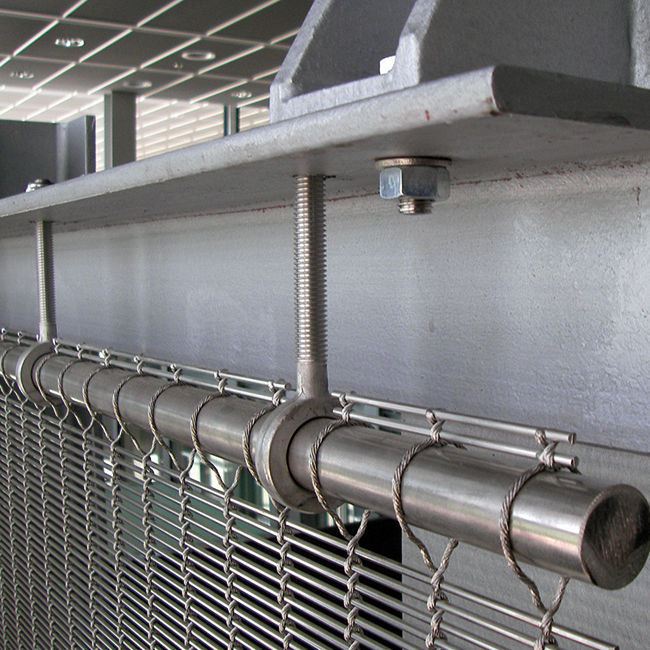 Stainless steel fastening system - TOP MOUNTING Cable Mesh - HAVER ...