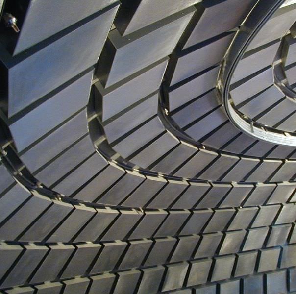 Stainless steel suspended ceiling - DETENTION 7016 - HAVER & BOECKER ...