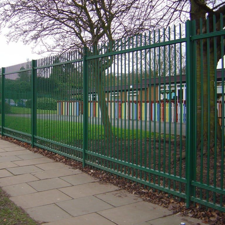 Fence with bars - TR150/250 - HERAS - garden / galvanised steel / high ...
