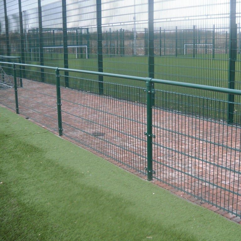 Welded mesh fencing - HERAS - sports / for sports fields / galvanised steel