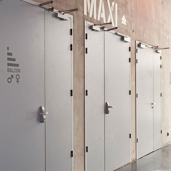 Interior door - CHORUS 42 - HUET - beech / pine / steel