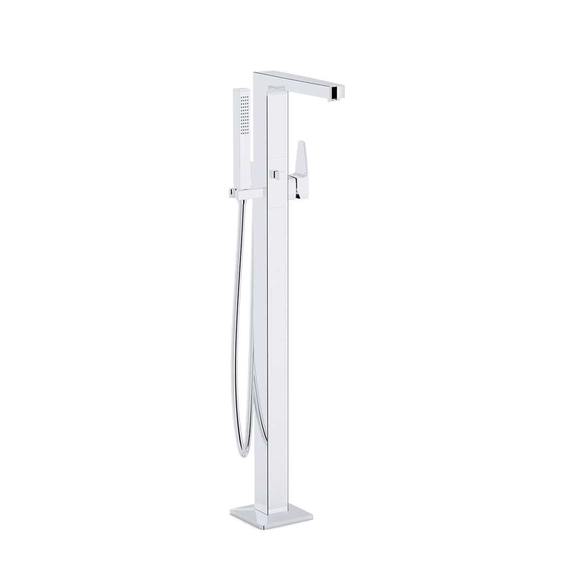 Floor-mounted shower set - A41289EXP - VitrA - contemporary / with hand ...