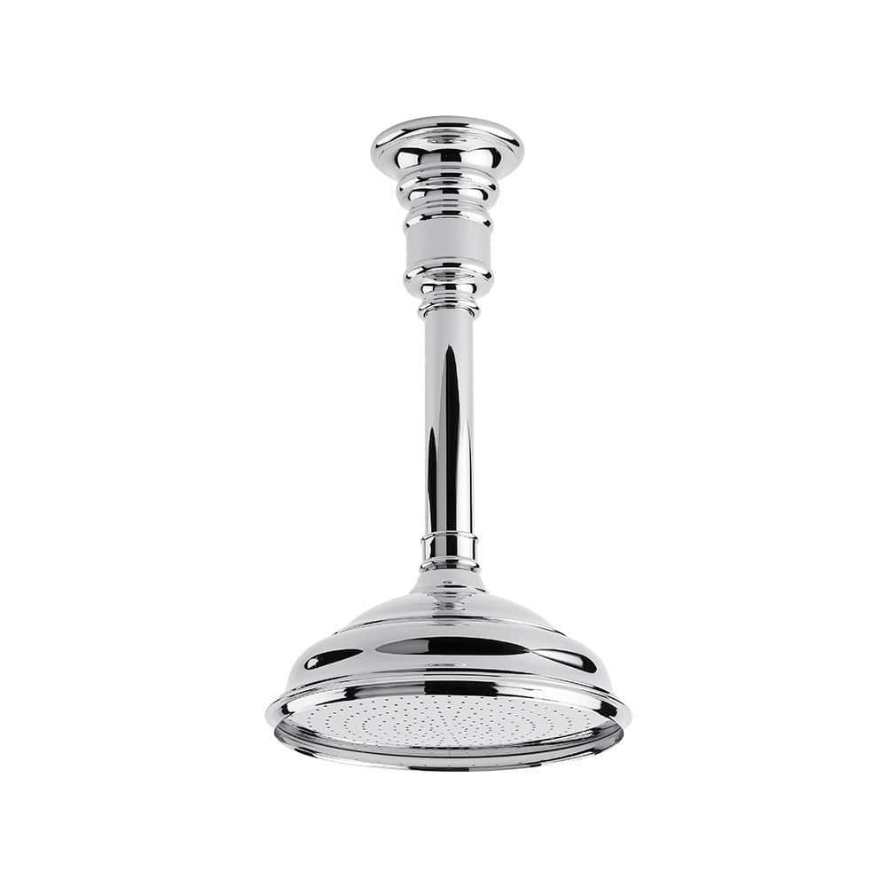 Ceiling-mounted shower head - HERITAGE - VOLEVATCH - round / rain ...