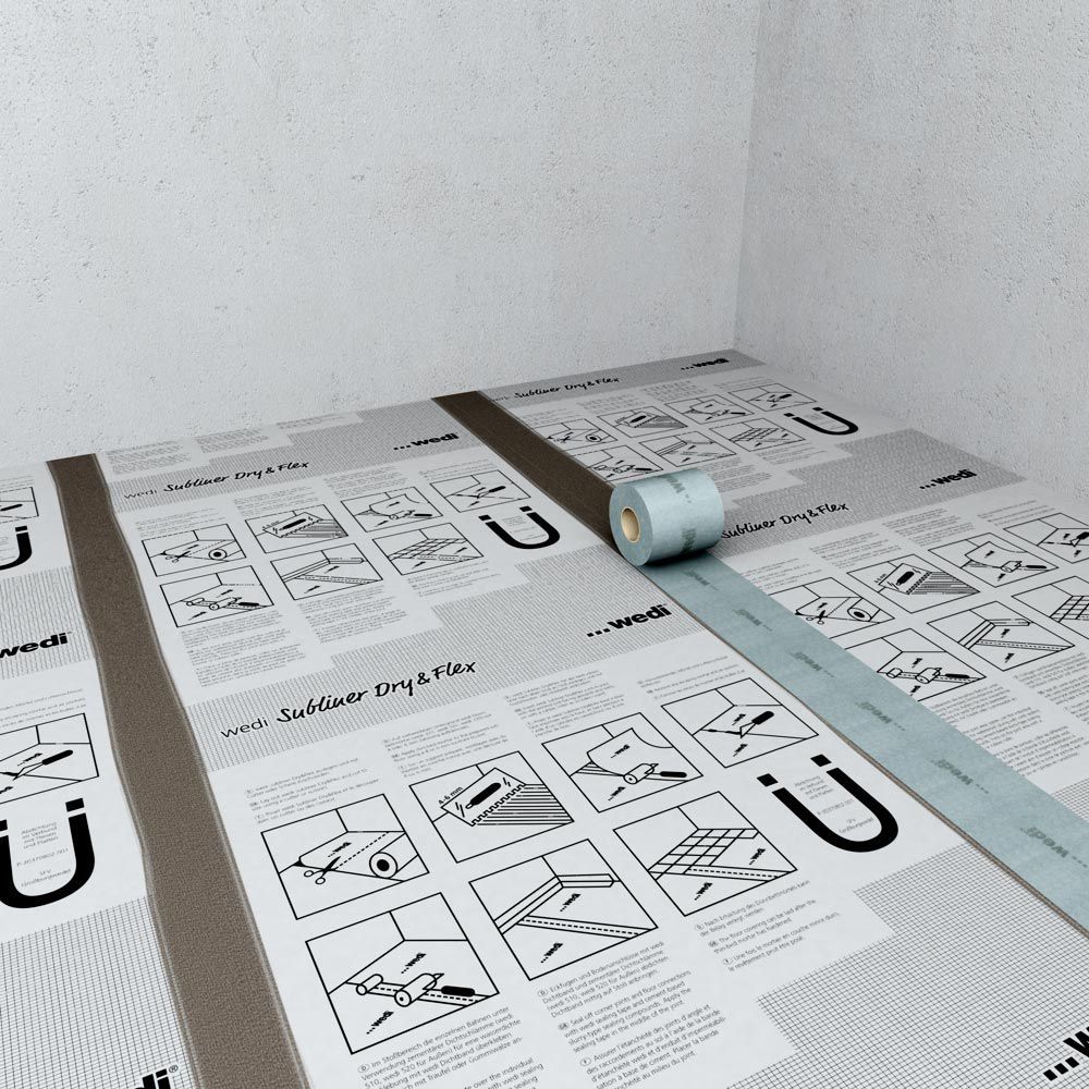 Protection waterproofing membrane - SUBLINER - wedi GmbH - insulating ...