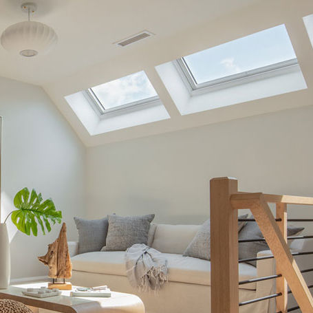 Skylight with skylight frame - E-CLASS - VELUX - glass / metal