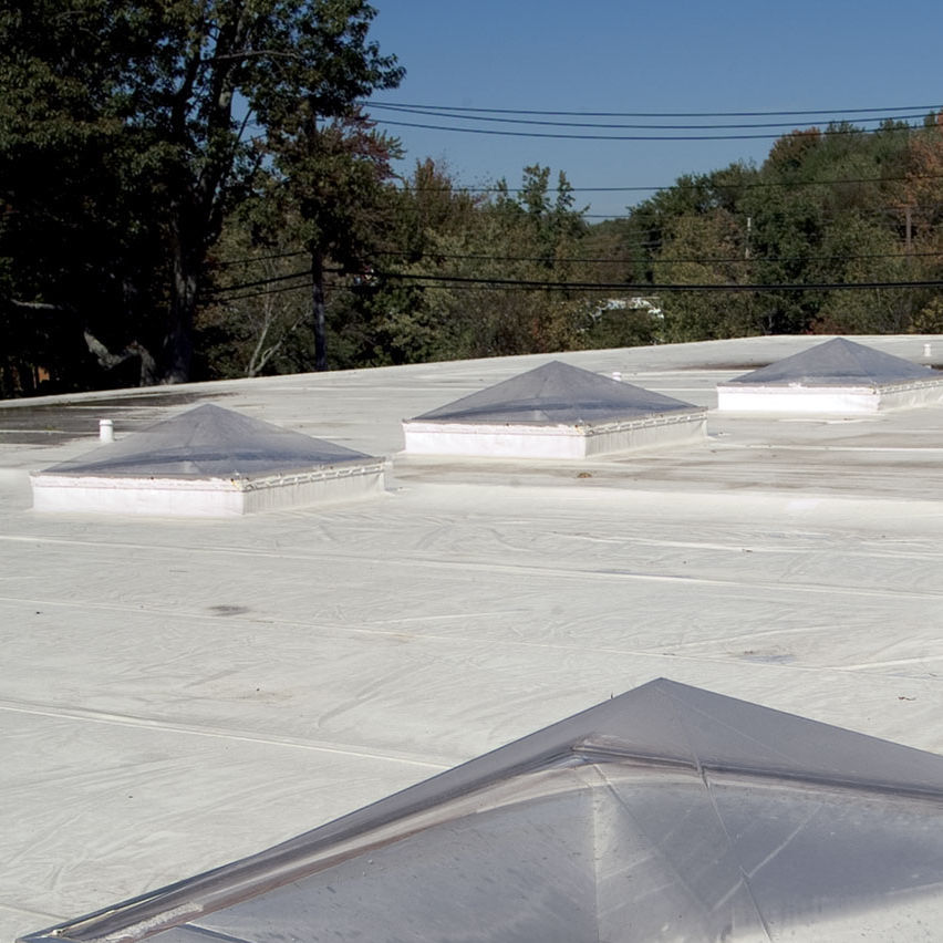 Glass dome skylight - HIP RIDGE - VELUX - metal / tempered / for sloped ...