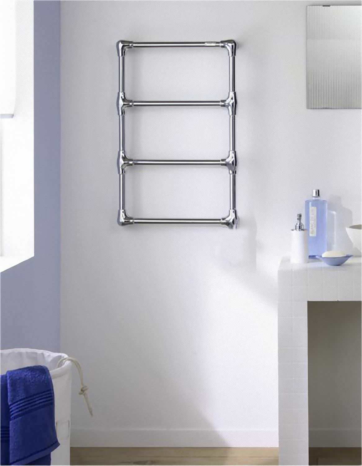 Hot water towel radiator - NAVY - NAV - ACOVA - contemporary / metal ...